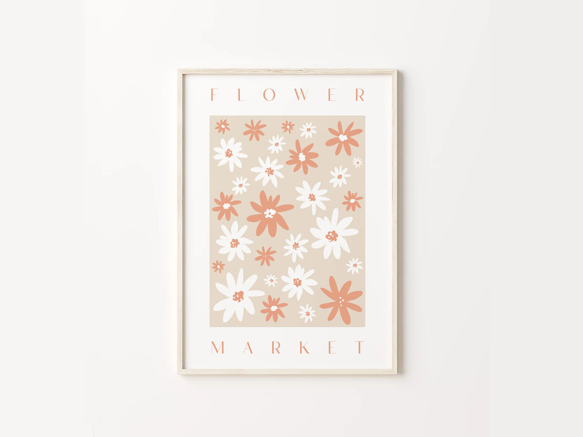 Affiche "Flower market" – Designed by Cloé